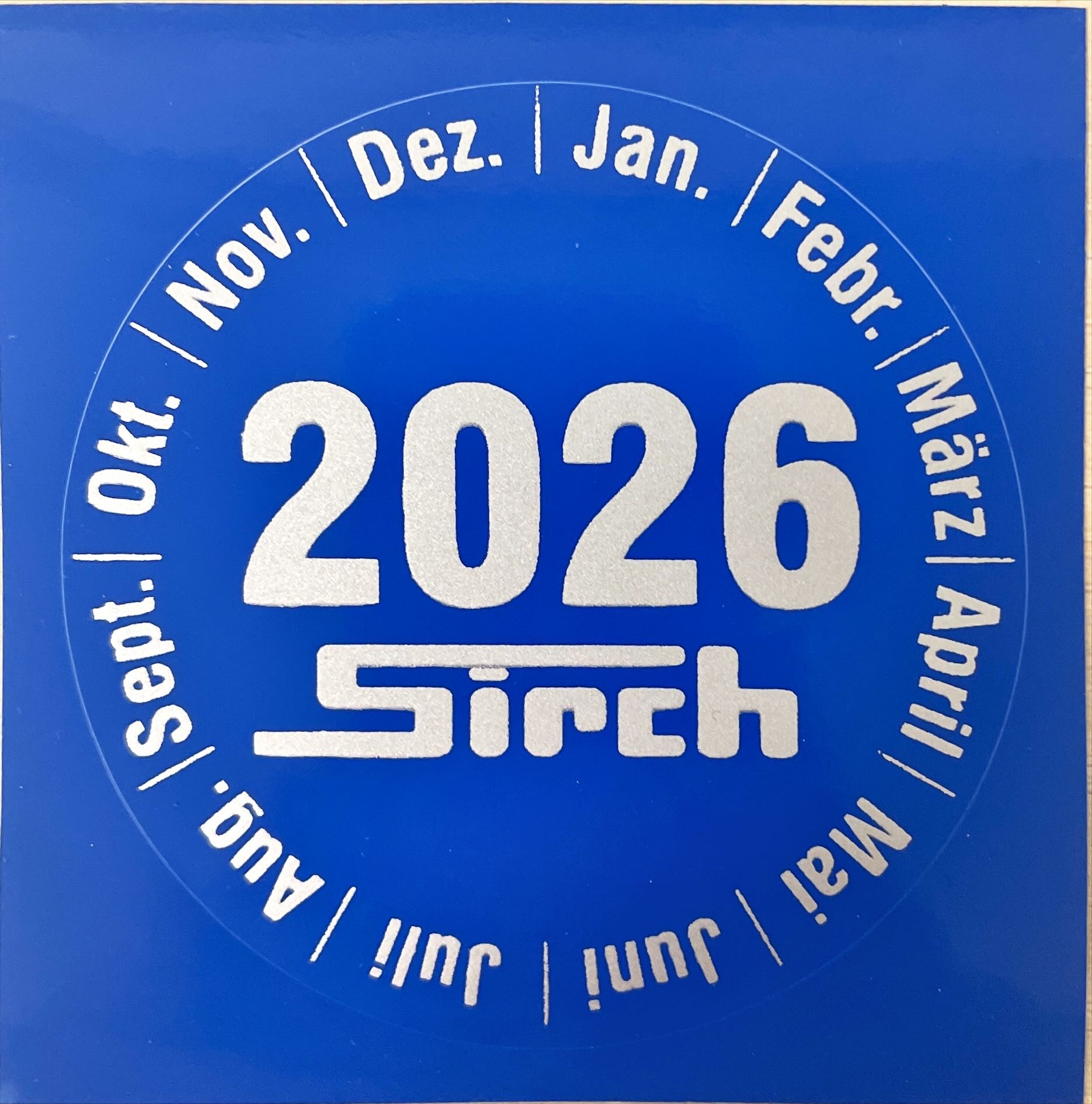 Aufkleber Prüfplakette - PVC Jahr 2026 Art.Nr. 913447 | Aufkleber | ABROLLCONTAINER | Sirch ...